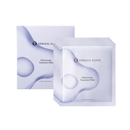 DERMAL ELIXIR Moisturizing Treatment Sheet Mask 4x25ml