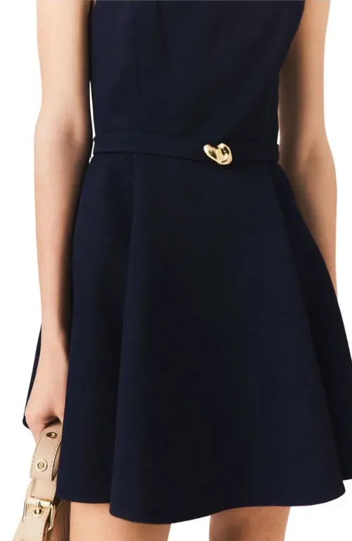 Maje Flared Dress With Straps