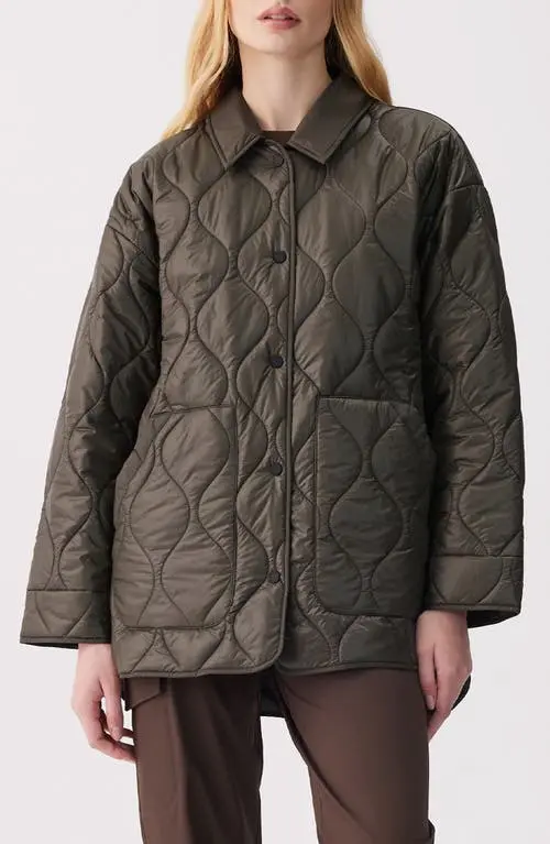 LOLE Cassandra Quilted Jacket - Olive