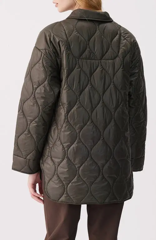 LOLE Cassandra Quilted Jacket - Olive