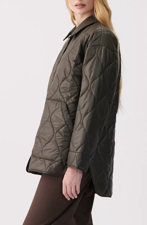 LOLE Cassandra Quilted Jacket - Olive