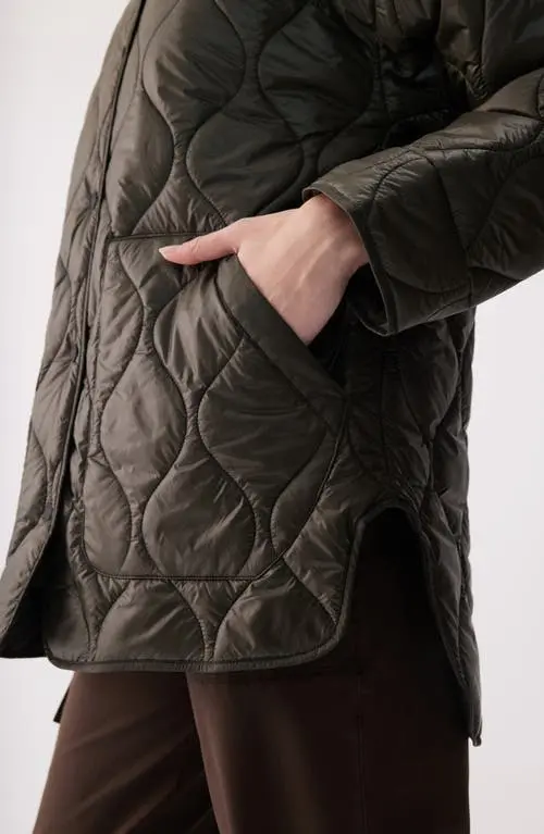LOLE Cassandra Quilted Jacket - Olive