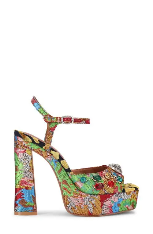 Kurt Geiger Chelsea Platform Peep Toe Sandal