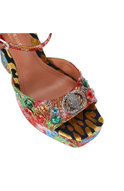 Kurt Geiger Chelsea Platform Peep Toe Sandal