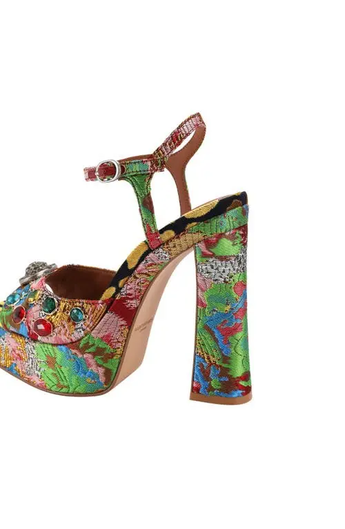 Kurt Geiger Chelsea Platform Peep Toe Sandal