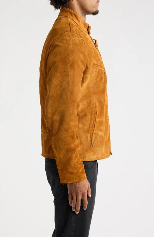 SCHOTT Cowhide Leather Racer Jacket