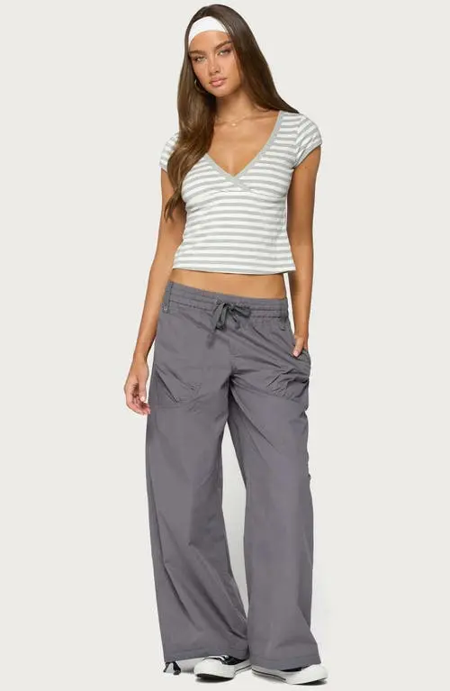 EDIKTED Kathleen Oversized Cotton Cargo Pants