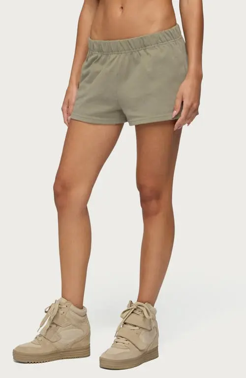 EDIKTED Cecilia Cotton Low Rise Shorts