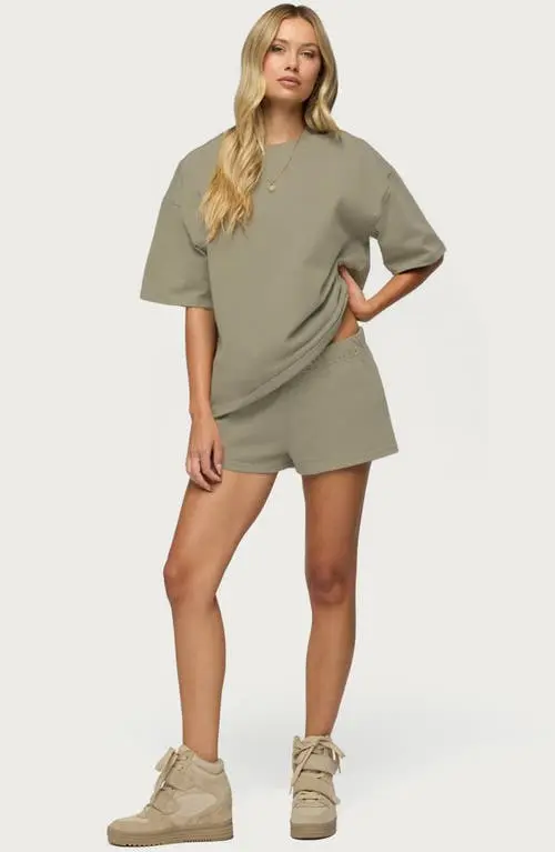EDIKTED Cecilia Cotton Low Rise Shorts