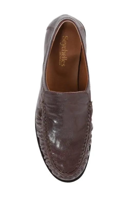 Seychelles Hideaway Leather Loafer - Brown