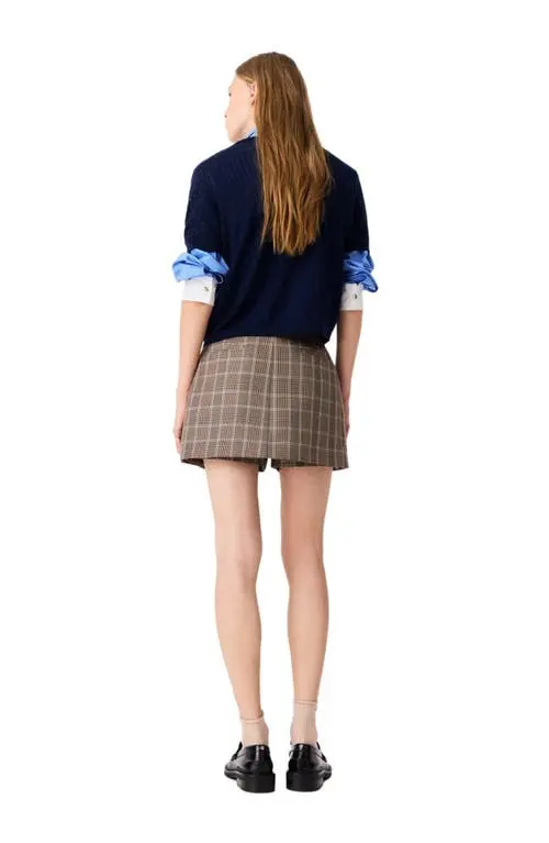 Maje Tonal Rhinestone Sweater