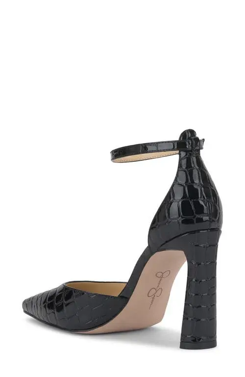 Jessica Simpson Kelusa Ankle Strap Pump - Black