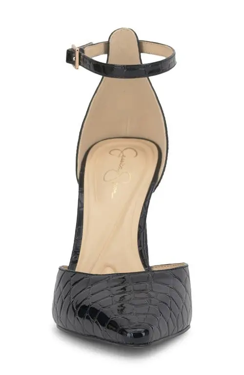Jessica Simpson Kelusa Ankle Strap Pump - Black