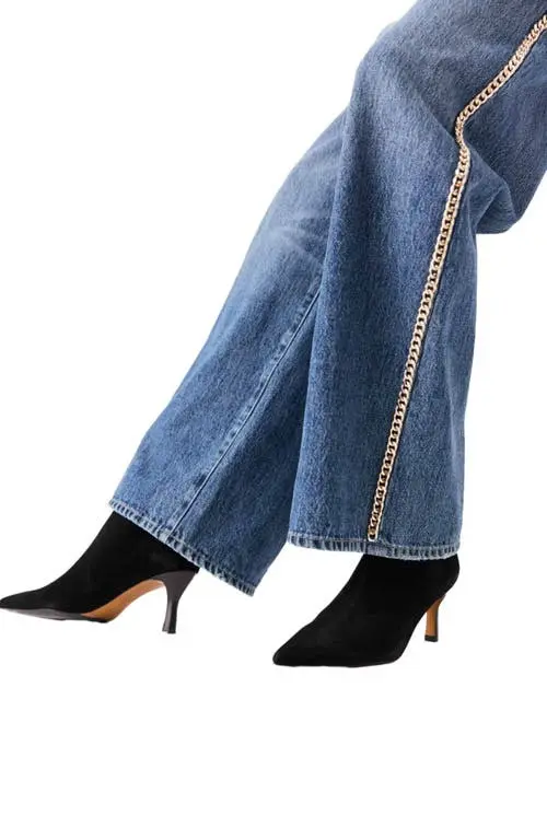 Maje Pointed-toe Suede Ankle Boots
