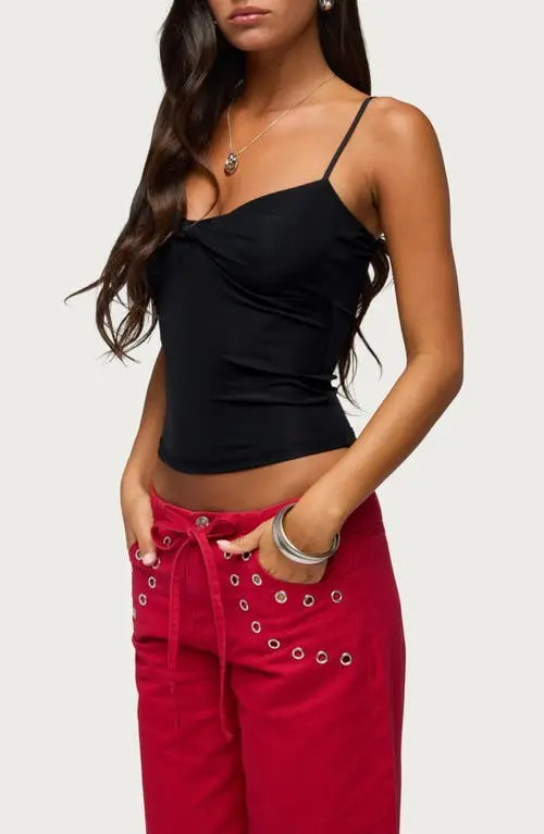 EDIKTED Pyper Twisted Twist Front Camisole