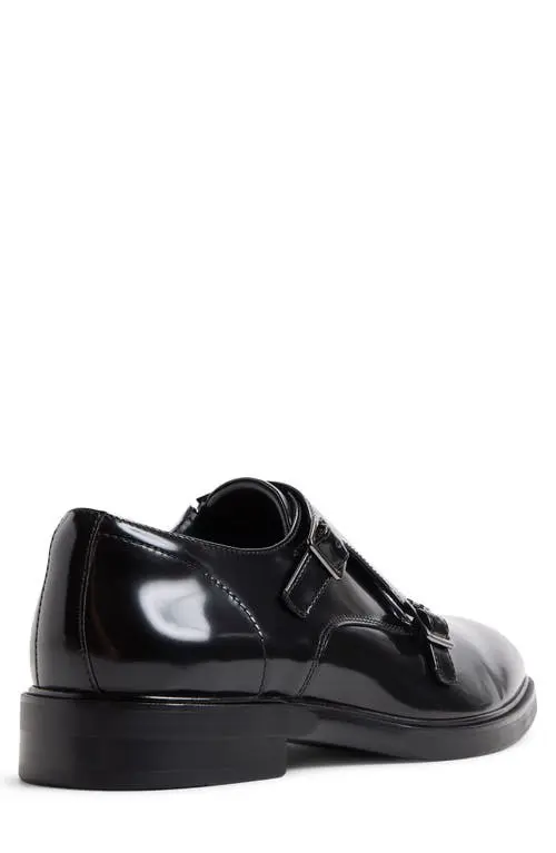 Aldo Lowry Leather Double Monk Strap Shoe