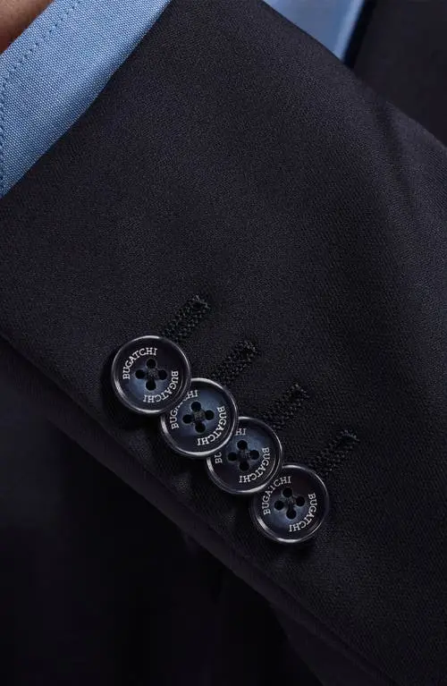 Bugatchi Two-button Stretch Virgin Wool Blazer