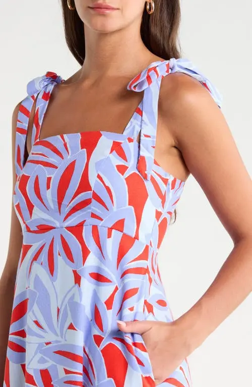 SUGARLIPS Hendy Shoulder Tie Maxi Sundress