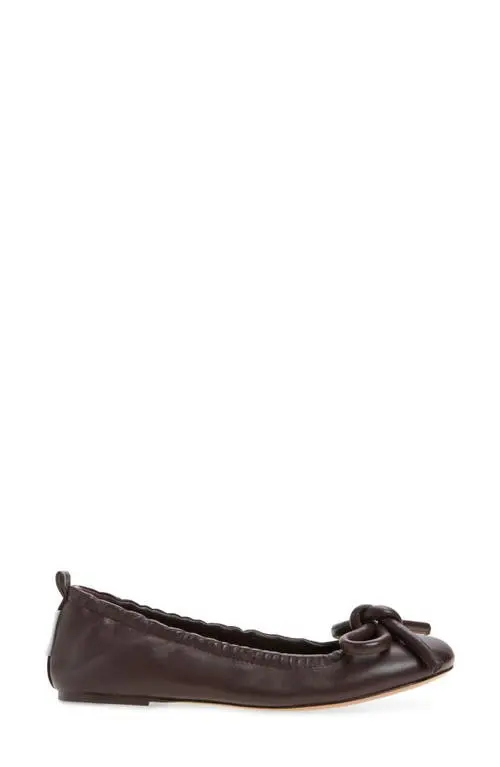 Marc Jacobs The Bow Lace-up Ballerina Flat - Fondant