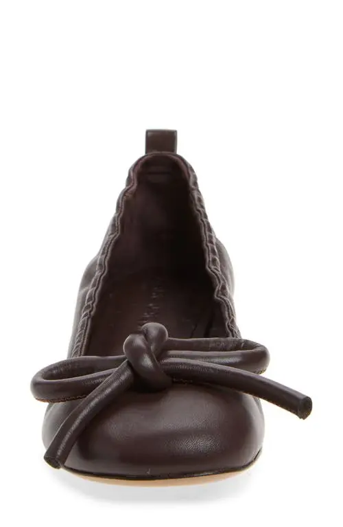 Marc Jacobs The Bow Lace-up Ballerina Flat - Fondant