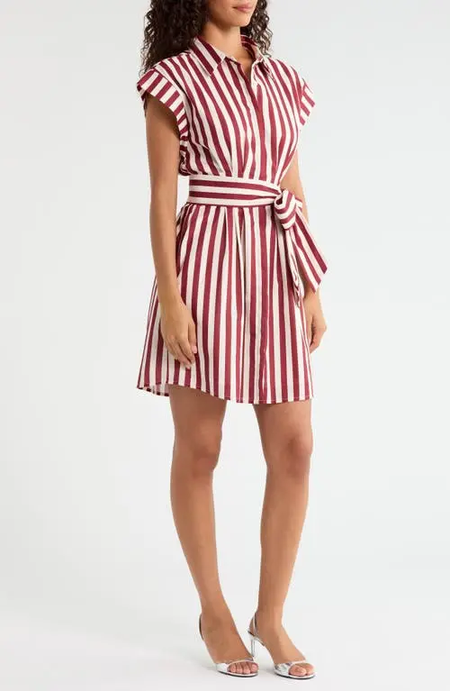 SUGARLIPS Samera Stripe Cotton Mini Dress