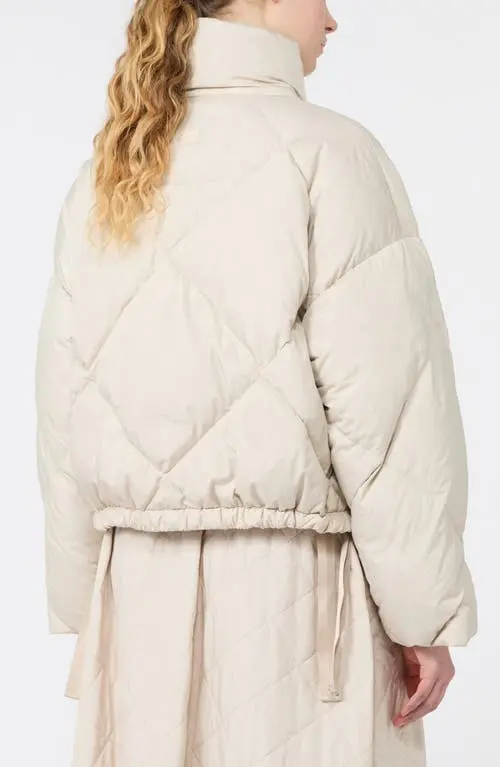 Max Mara Diamond Quilted Down Puffer Jacket