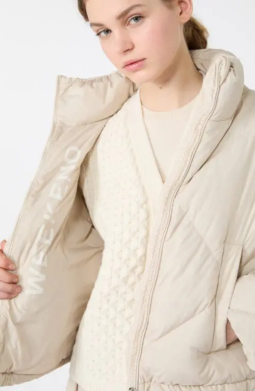 Max Mara Diamond Quilted Down Puffer Jacket