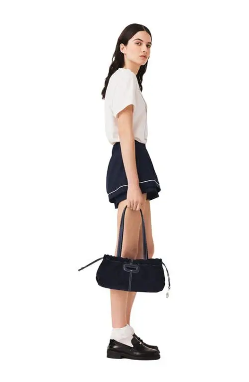 Maje Layered-effect Suit Shorts
