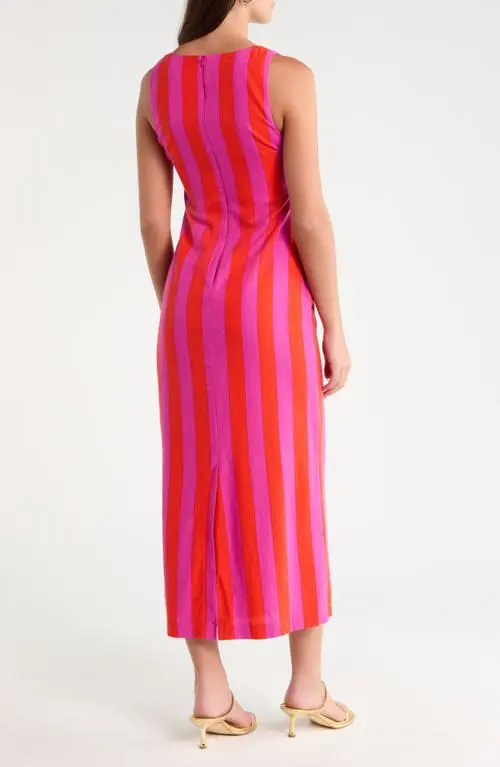 SUGARLIPS Troy Stripe Maxi Sundress