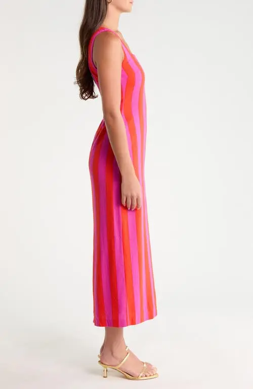 SUGARLIPS Troy Stripe Maxi Sundress