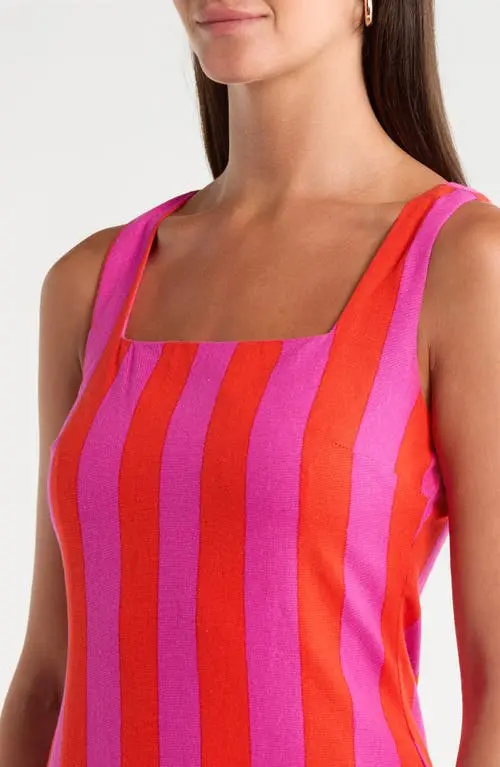 SUGARLIPS Troy Stripe Maxi Sundress