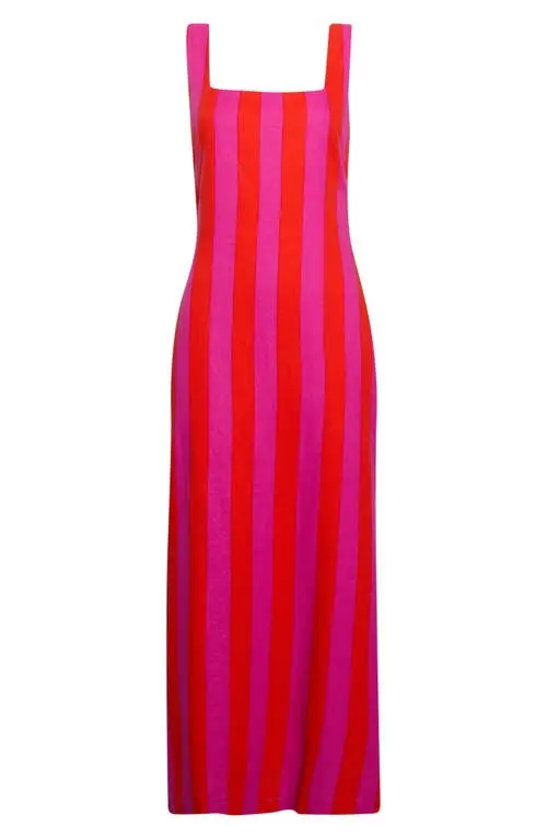 SUGARLIPS Troy Stripe Maxi Sundress