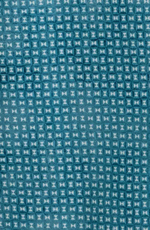 Bugatchi James Ooohcotton® Geo Print Button-up Shirt - Peacock