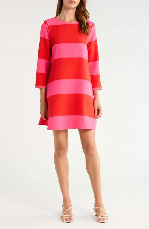 SUGARLIPS Lolli Stripe Long Sleeve Shift Dress