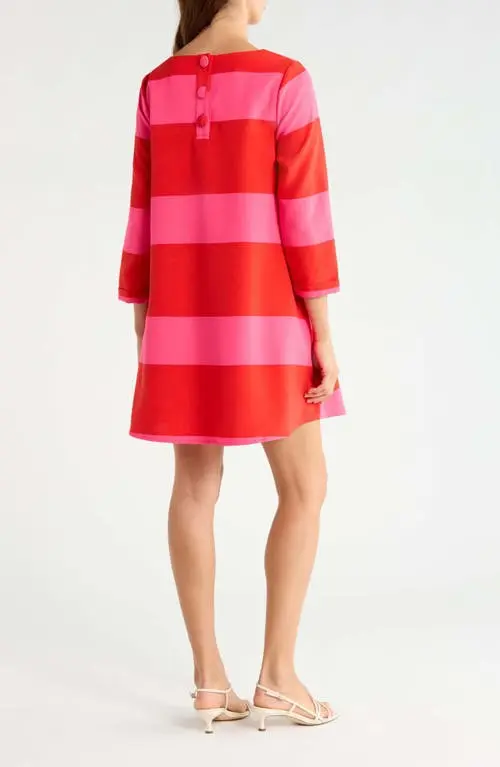 SUGARLIPS Lolli Stripe Long Sleeve Shift Dress