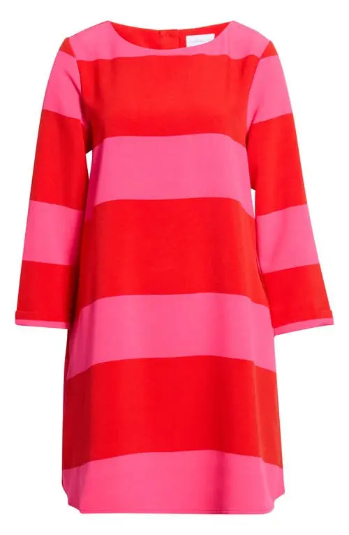 SUGARLIPS Lolli Stripe Long Sleeve Shift Dress