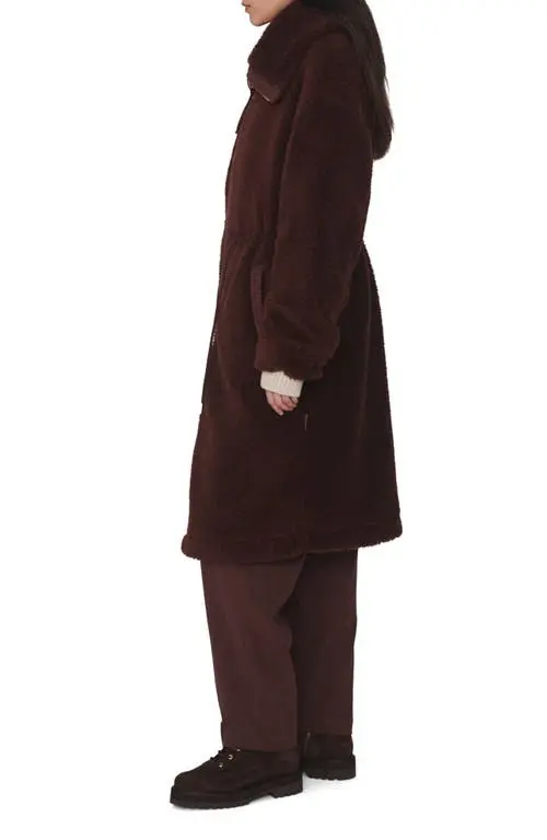 Varley Bennet Long Faux Shearling Coat