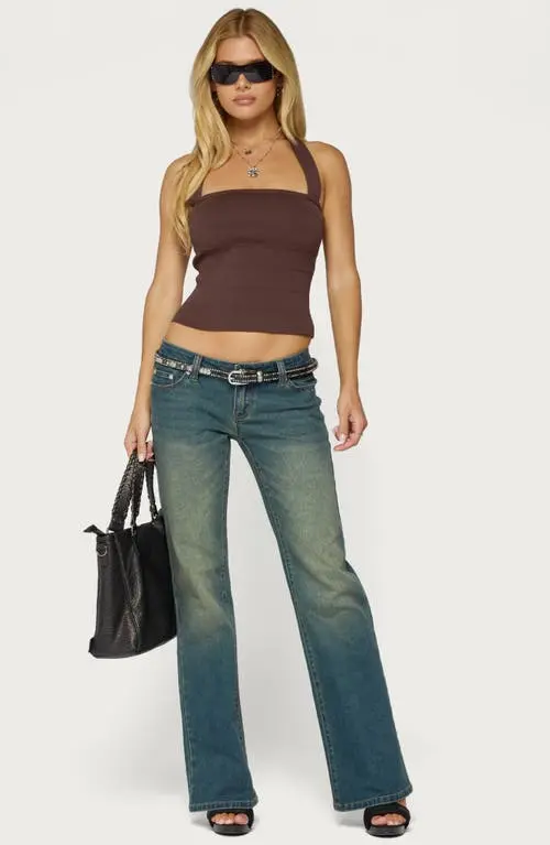 EDIKTED Esmerela Bandage Crop Halter Top