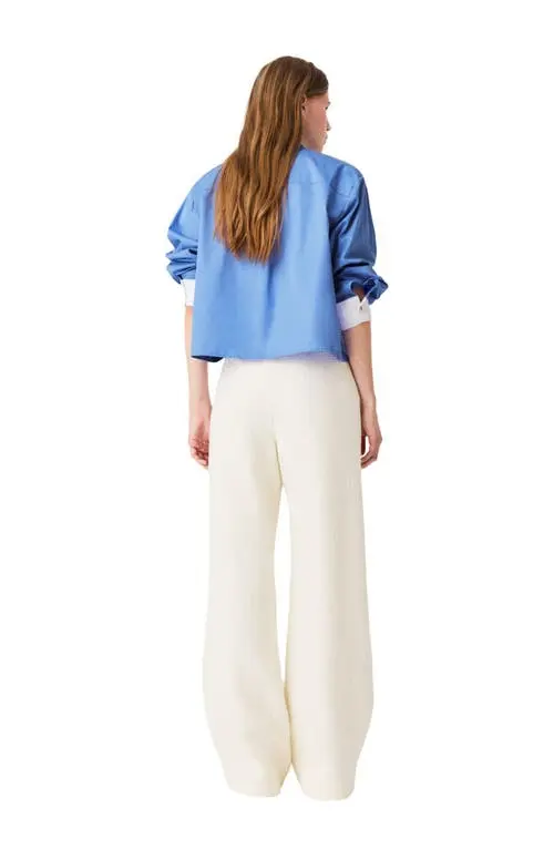 Maje Lurex Tweed Trousers
