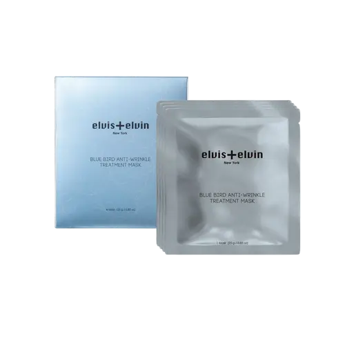 ELVIS+ELVIN Blue Bird Anti-wrinkle Treatment Sheet Mask 4-pack - Na
