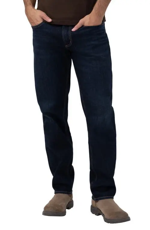 SILVER JEANS CO. Eddie Relaxed Fit Straight Leg Jeans - Smooth