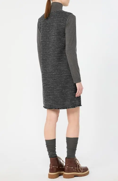 Max Mara Fringed Sleeveless Shift Dress
