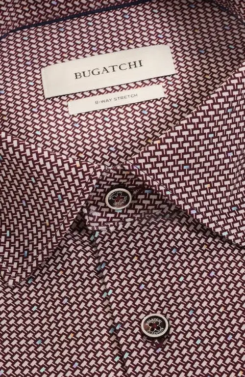 Bugatchi James Ooohcotton® Micro Print Button-up Shirt