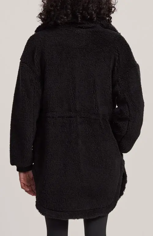 Varley Jamie Faux Shearling Coat - Black