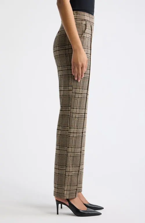 Hue Plaid Pintuck Pull-on Pants