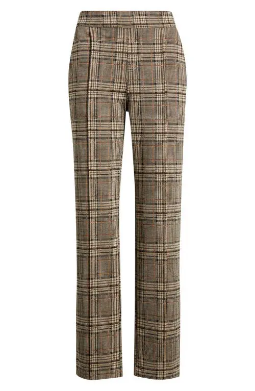 Hue Plaid Pintuck Pull-on Pants
