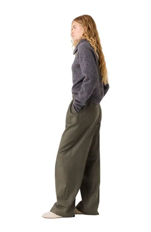 Maje Zip-neck Yak Sweater