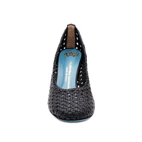 VALENTINA RANGONI Annubi Woven Pumps - Black