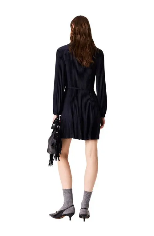 Maje Short Pleated Dress