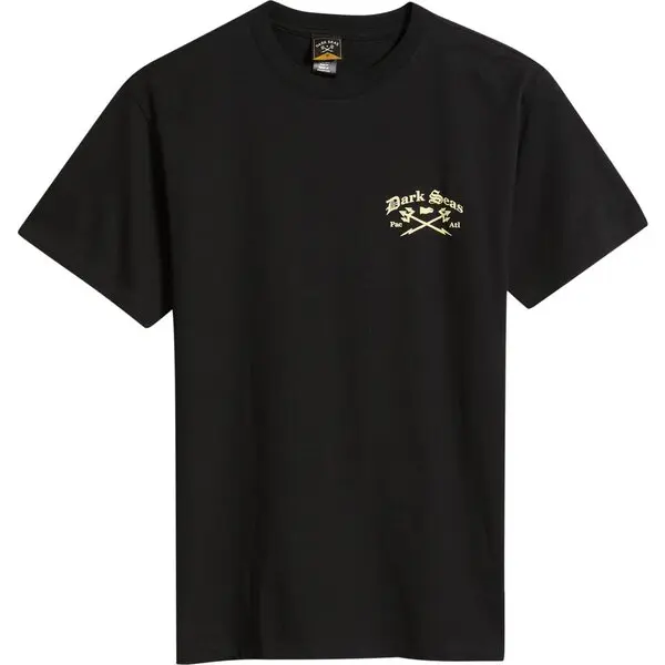 DARK SEAS Avalon Graphic T-shirt - Heather Black